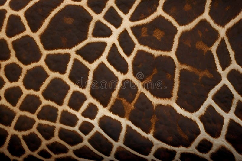 Giraffe Leather Texture, Showcasing Unique Patterns and Skin Details ...