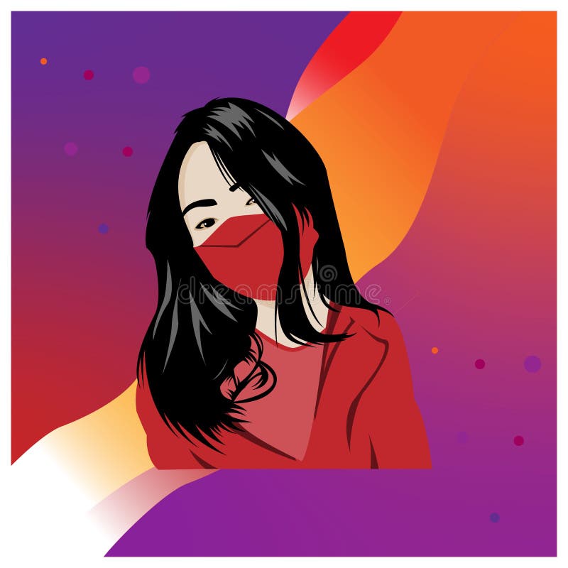 Illustration of a Girl Photo Design Vector Stock Vector - Illustration ...