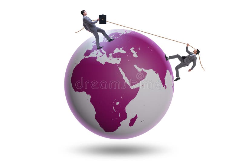 Illustration of Global International Conflict Stock Image - Image of ...