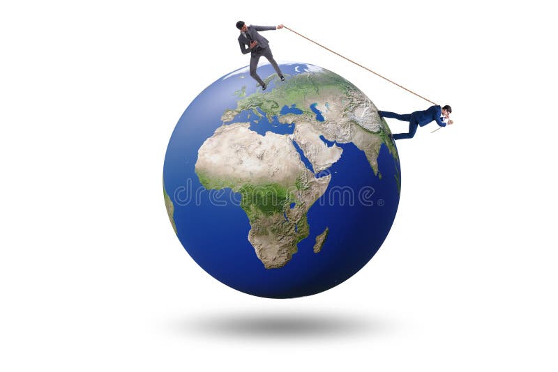 Illustration of Global International Conflict Stock Illustration ...