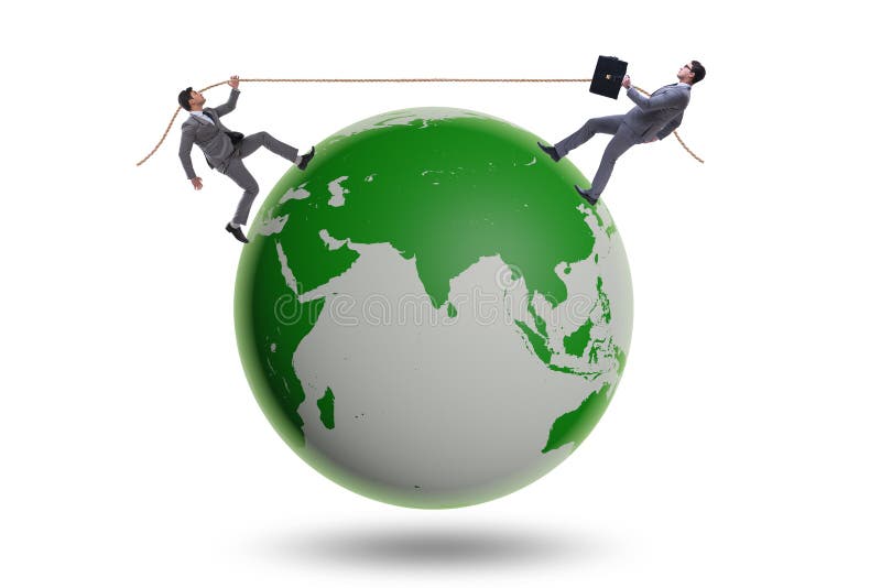 Illustration of Global International Conflict Stock Illustration ...