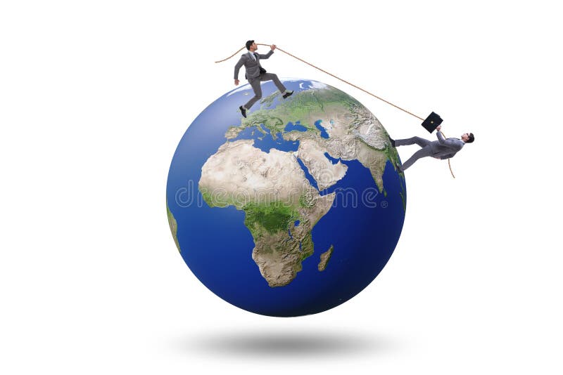 Illustration of Global International Conflict Stock Image - Image of ...