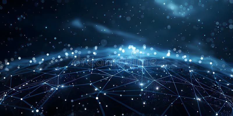 Illustration of Global Internet Connectivity with Digital Network ...