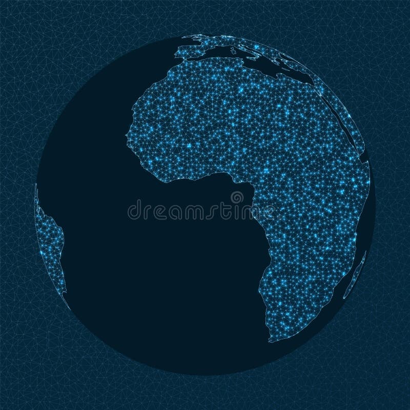 Illustration of Global Network. Stock Vector - Illustration of network ...