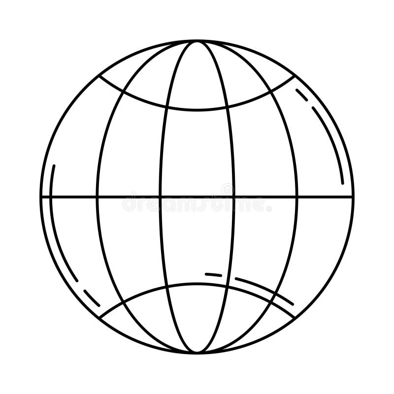 Illustration of Globe. Global Connectivity and the Internet Stock ...