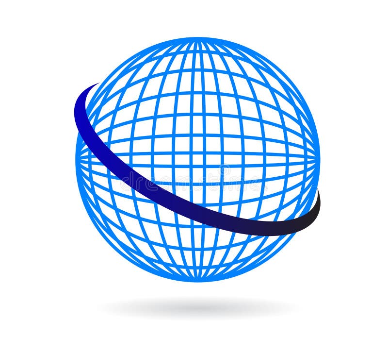Globe logo vector stock vector. Illustration of globes - 128577875