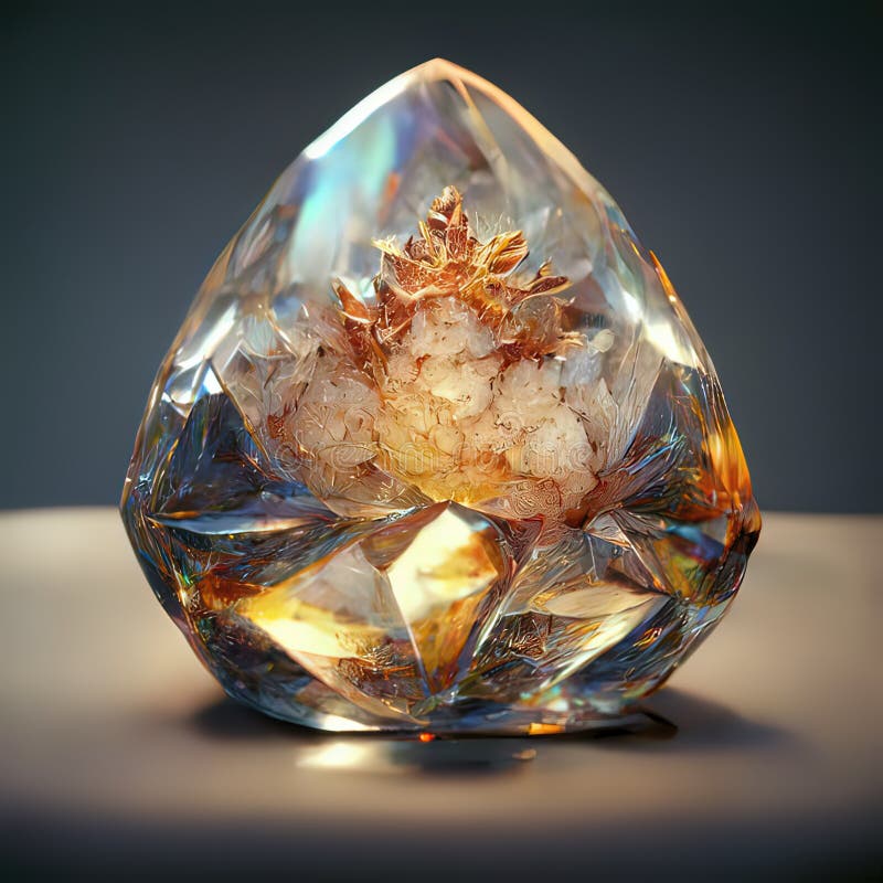 A Illustration of a Glooming Star Glas Crystal Stock Illustration ...