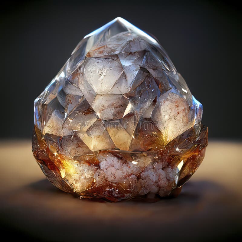 A Illustration of a Glooming Star Glas Crystal Stock Illustration ...