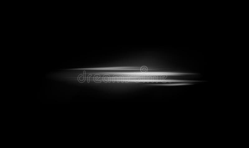 Illustration with Glowing White Stripe Representing Wind Effect on ...