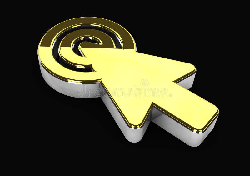 Hand Cursor Click Gold Stock Illustrations – 345 Hand Cursor Click Gold ...