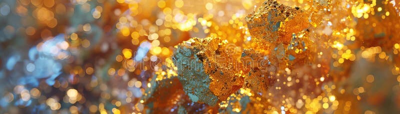 Illustration of Gold Extraction Processes with Bright and Lively Colors ...