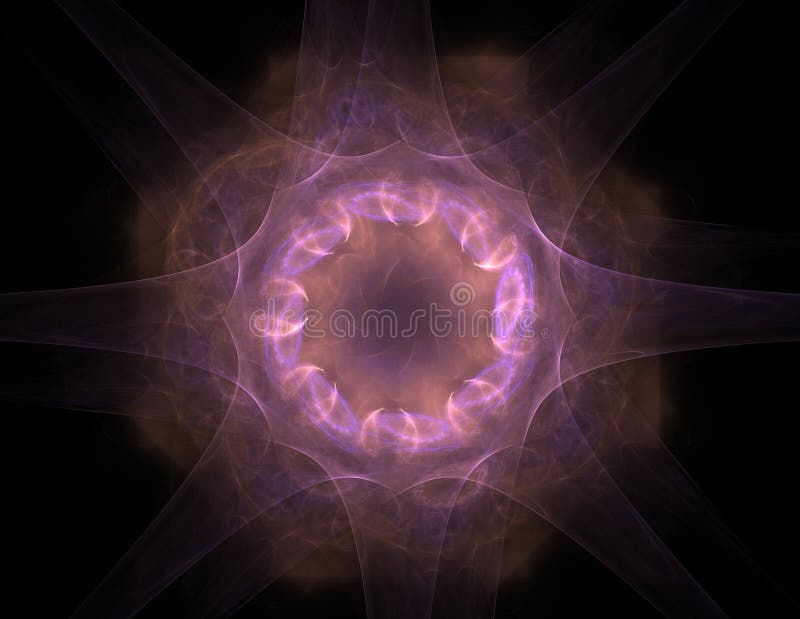 Illustration of Gold Glittering Star Dust Circle Stock Illustration ...