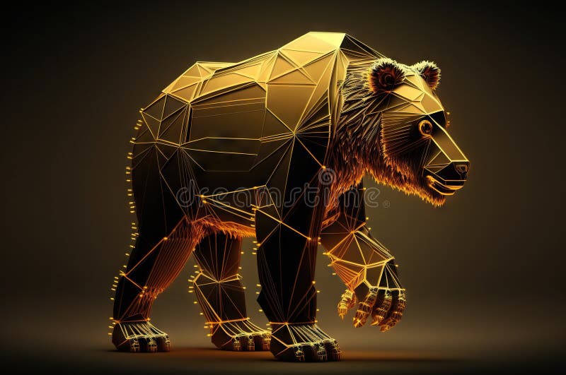 Illustration of the Golden Bull. Bitcoin Symbol Stock Illustration ...