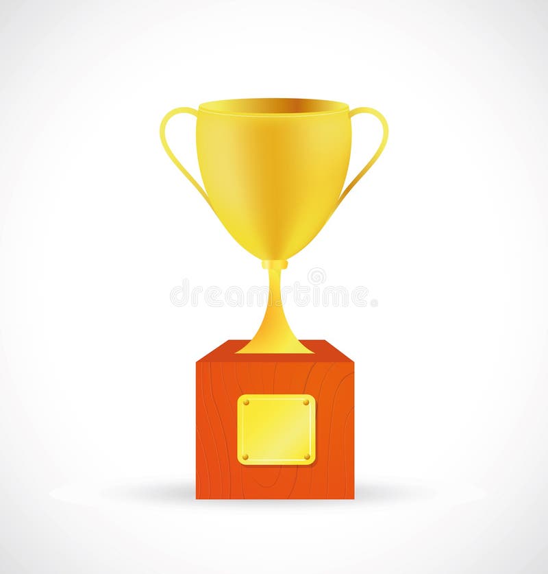 Prize cup cartoon stock vector. Illustration of cartoon - 30022951