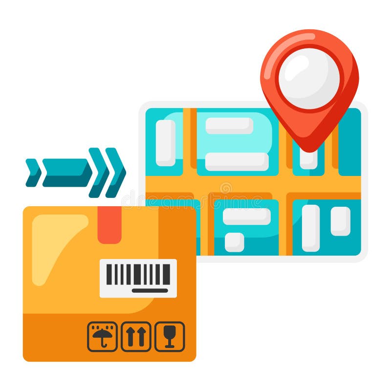 Illustration of Goods Delivery by Order in Store. Stock Vector ...