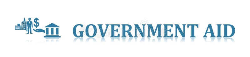 Concept of government aid stock illustration. Illustration of recovery ...