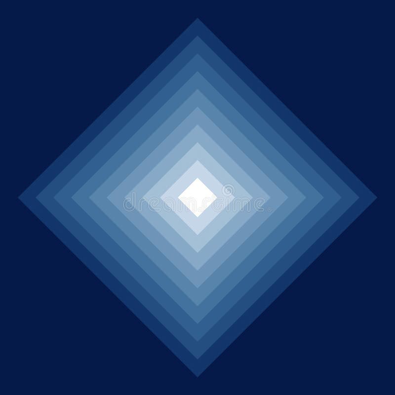 Gradient Deep Blue Abstract 3D Square Diamond Shaped Background Stock ...