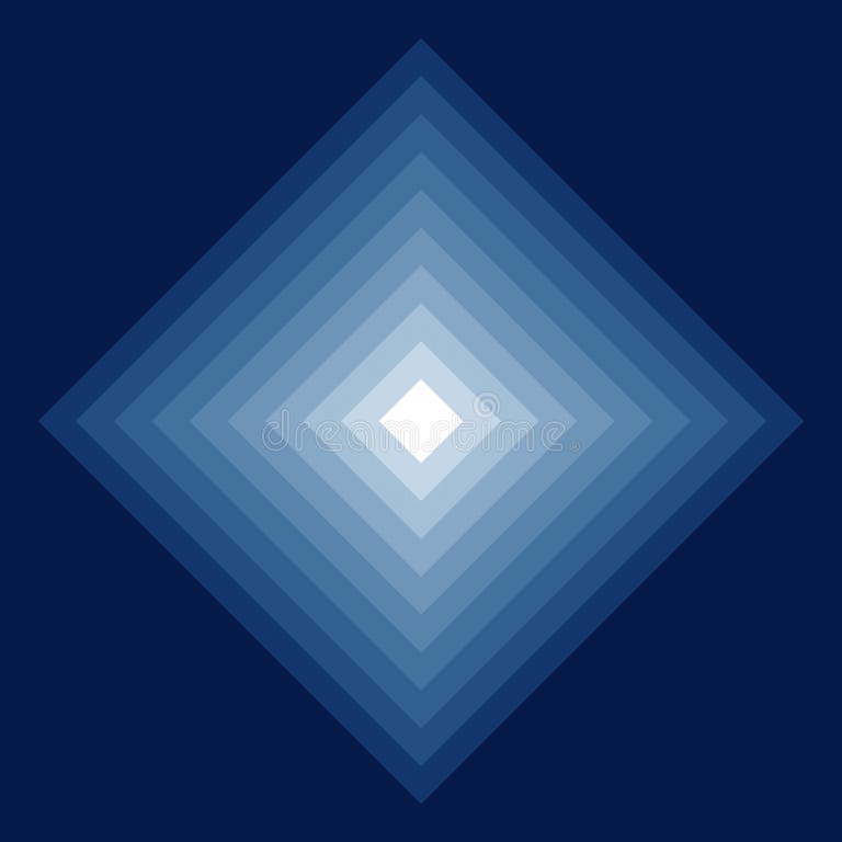 Gradient Deep Blue Abstract 3D Square Diamond Shaped Background Stock ...