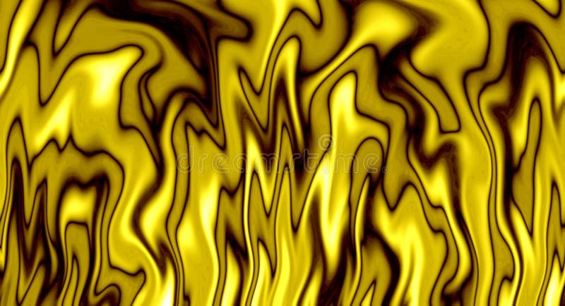Illustration of Gradient Gold Color Burning Fire Flames for Abstract ...