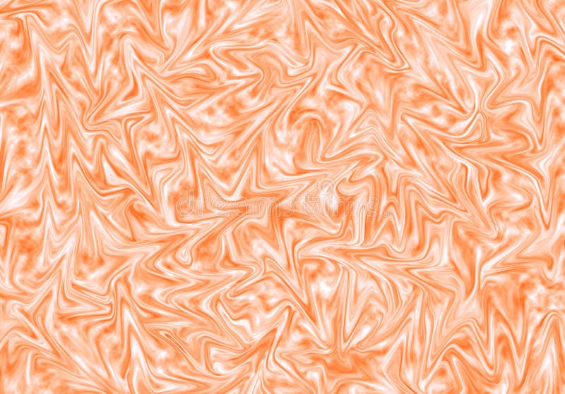 Illustration of Gradient Orange Color Liquid Pattern for Background ...