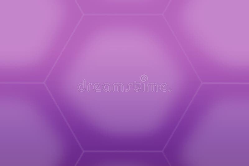 Illustration of Gradient Purple Hexagon Pattern for Abstract Background ...