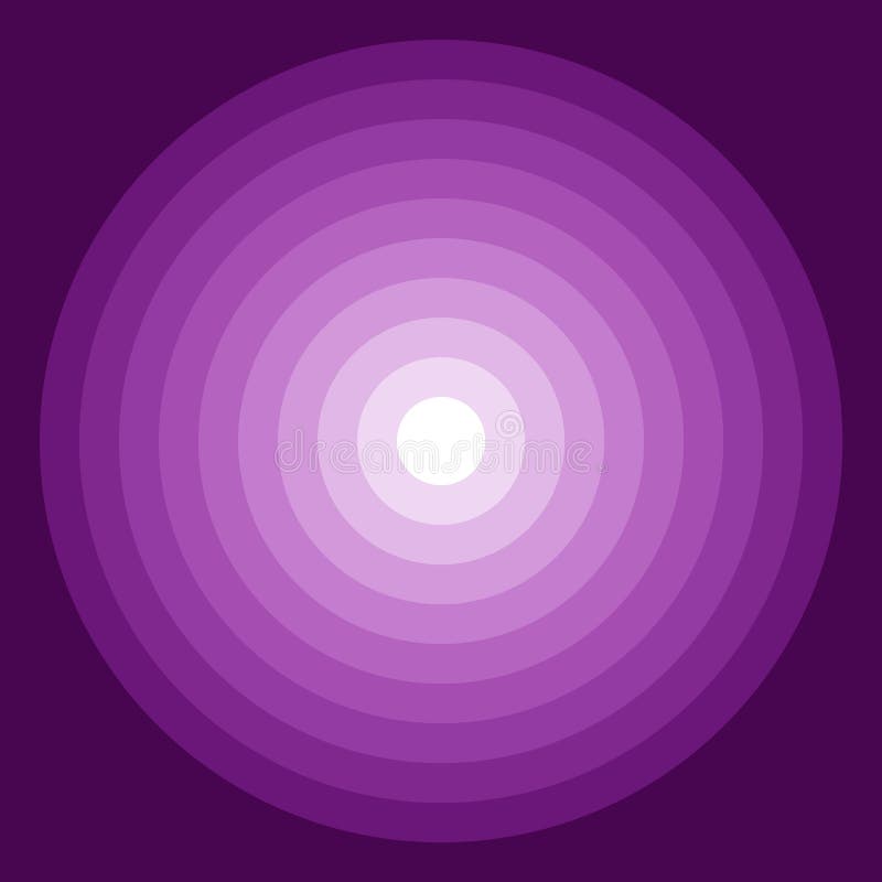 Illustration of Gradient Purple Multiple Layers Sphere Radius ...
