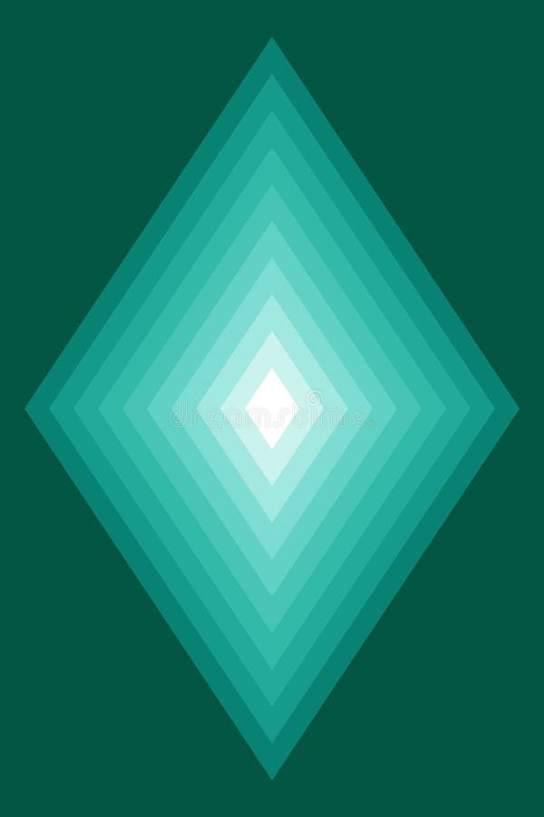 Gradient Teal Blue Abstract 3D Diamond Shaped Background Stock ...