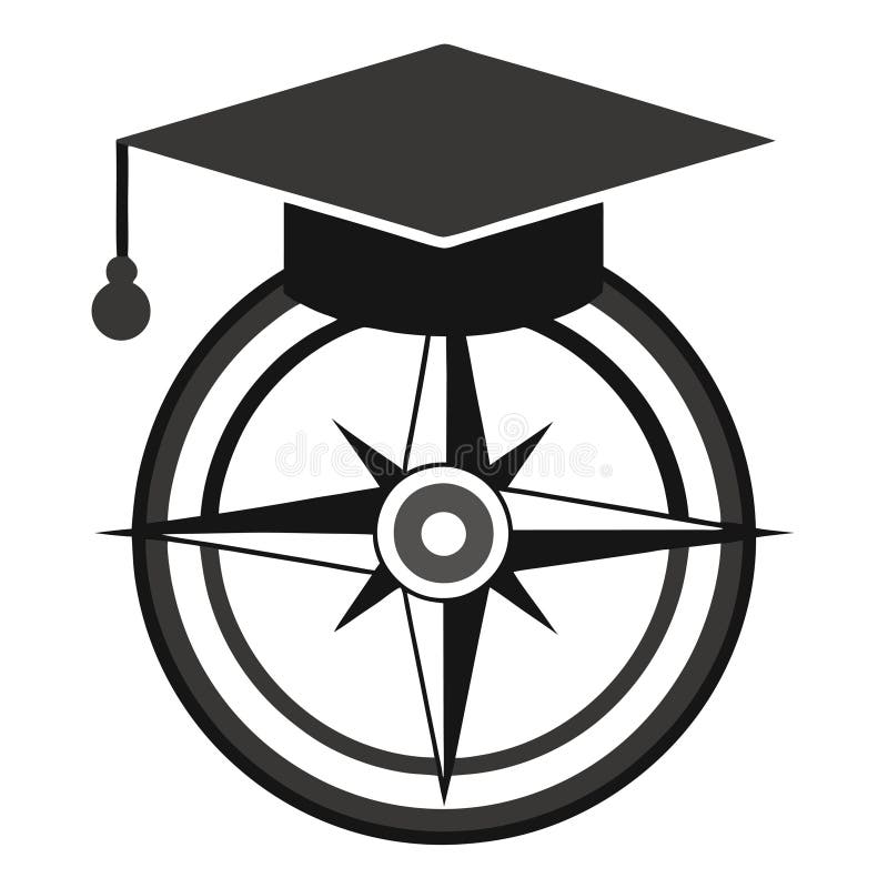Graduation Cap Compass: Knowledge and Direction for Future, Education ...