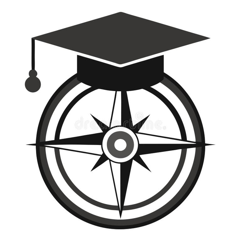 Graduation Cap Compass: Knowledge and Direction for Future, Education ...