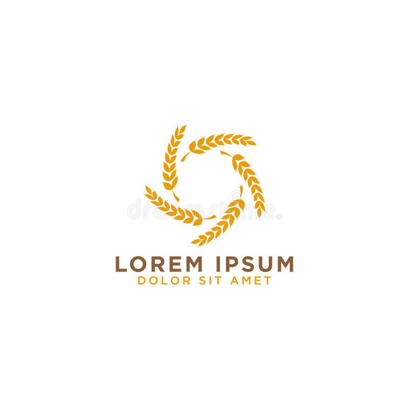Grain logo design template stock vector. Illustration of icon - 120559533 Grain logo design template stock vector. Illustration of icon - 120559533