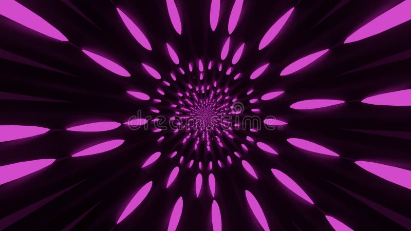 Illustration Graphic of Abstract Pink Energy Tunnel in Space. Energy ...