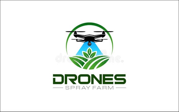 Illustration Graphic Vector of a Drone Spray Technology Logo Design ...