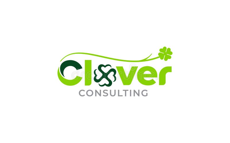 Illustration Graphic Vector of Green Clover or Shamrock Four Leaf Logo ...