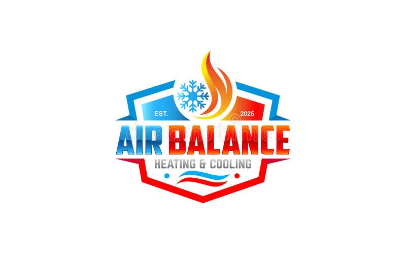 Illustration Graphic Vector of Heating and Cooling Business Logo Design ...