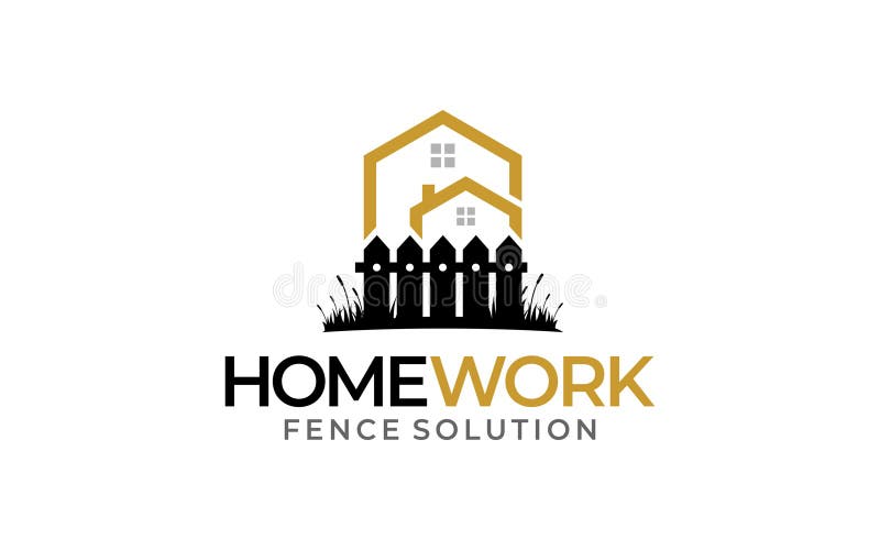 Illustration Graphic Vector of Home Fence Solutions Logo Design ...