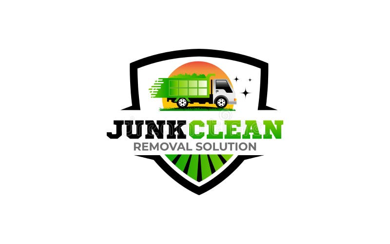 Illustration Vector Graphic of Junk Removal Solution Services Logo ...