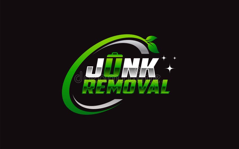 Illustration Vector Graphic of Junk Removal Solution Services Logo ...