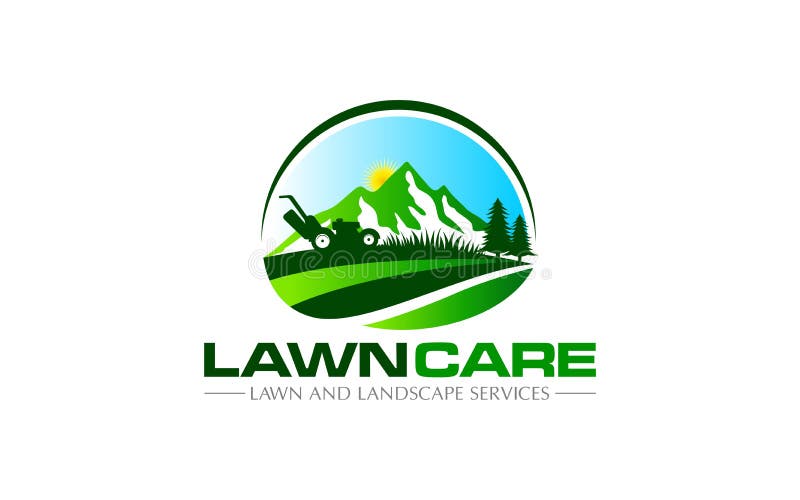 Illustration Graphic Vector of Lawn Care, Landscape Services, Grass ...