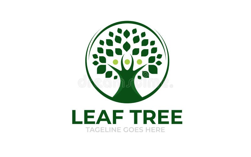 Illustration Graphic Vector of Leaf Tree Growth Logo Design Template ...