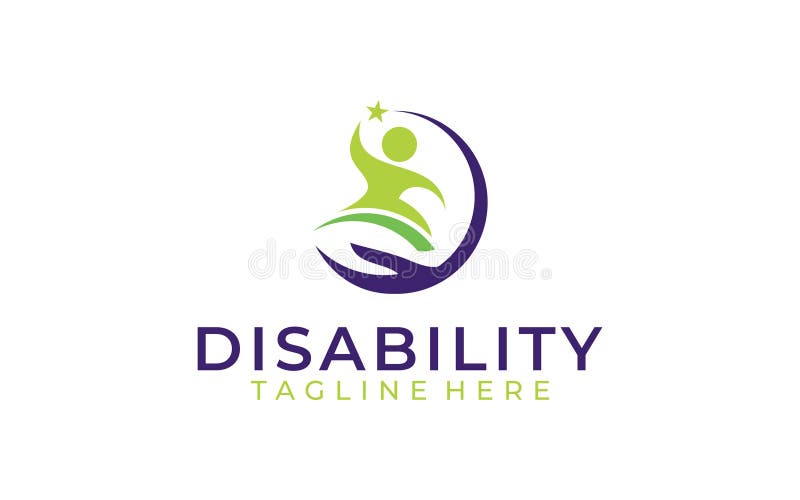 Illustration Graphic Vector of Modern Passionate Disability People Logo ...