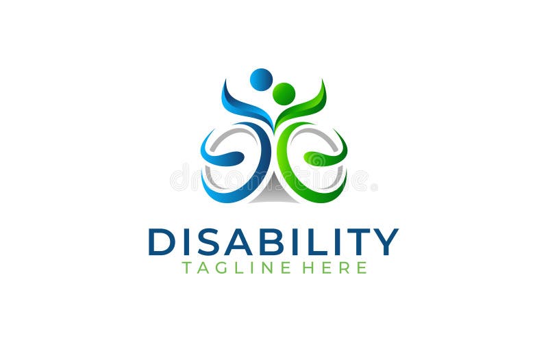 Illustration Graphic Vector of Modern Passionate Disability People Logo ...