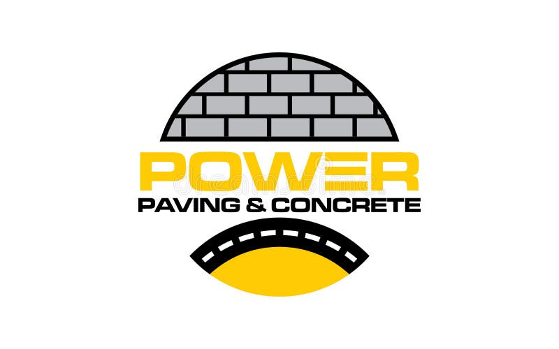 Illustration Graphic Vector of Paving and Concrete Logo Design Stock ...