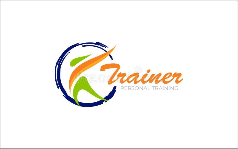 Illustration Graphic Vector of Personal Trainer Logo Design Template ...