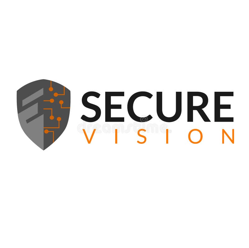 Secure Vision and Security Research Logo Icon. Illustration Graphic ...