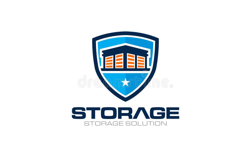 Storage Building Unit Logo Stock Illustrations – 227 Storage Building ...