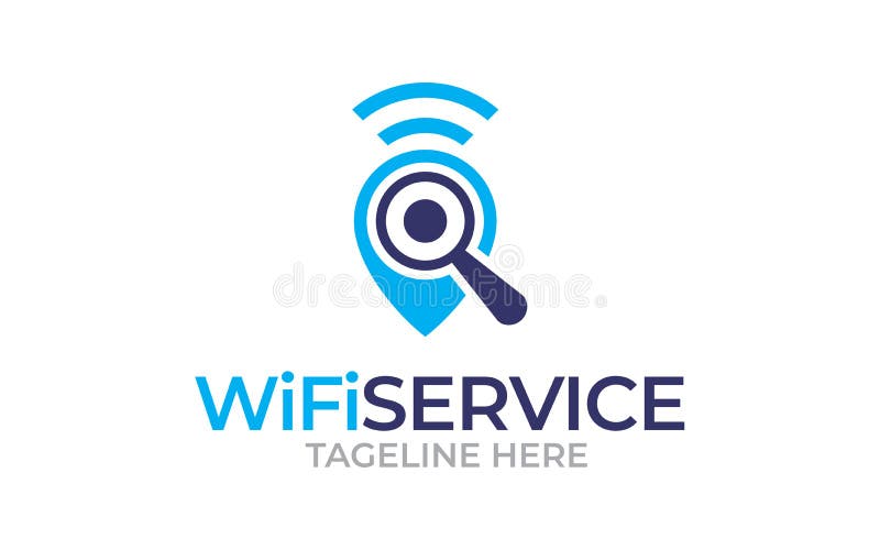 Illustration Graphic Vector of Wifi Internet Access Logo Design Stock ...