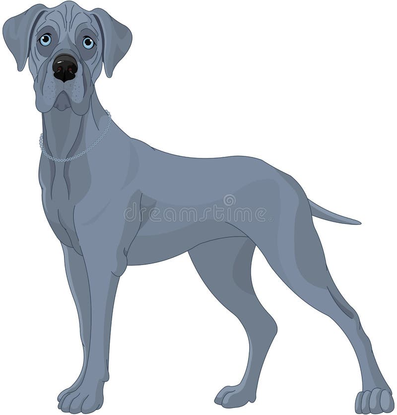Great Dane Cartoon Clip Art