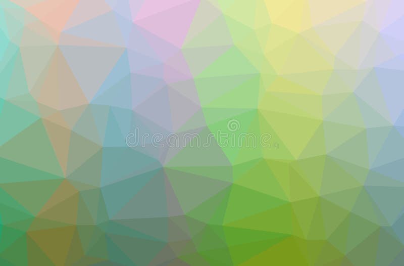 Illustration of Green Abstract Low Poly Nice Multicolor Background ...