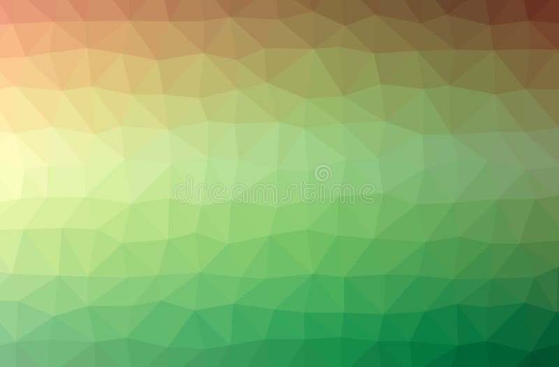 Illustration of Green Abstract Polygon Modern Multicolor Background ...