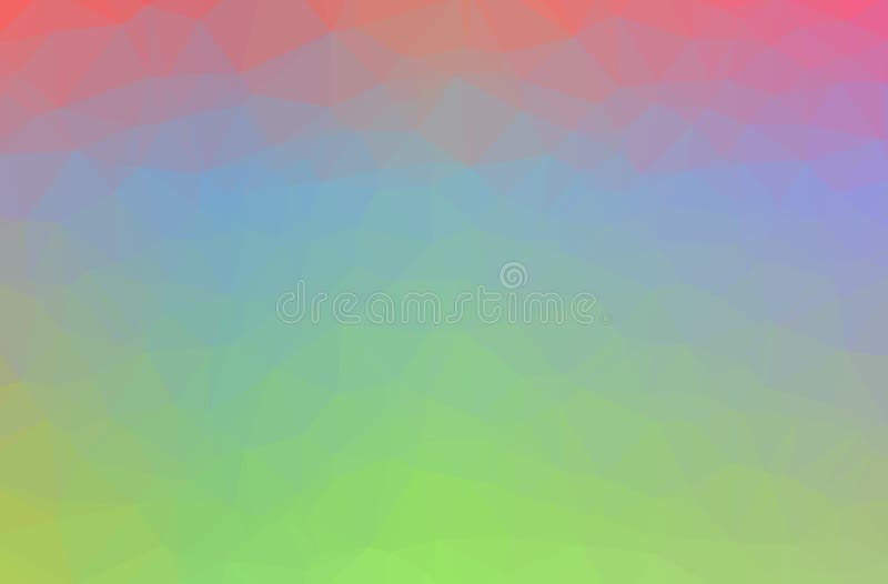 Illustration of Green Abstract Polygonal Nice Multicolor Background ...